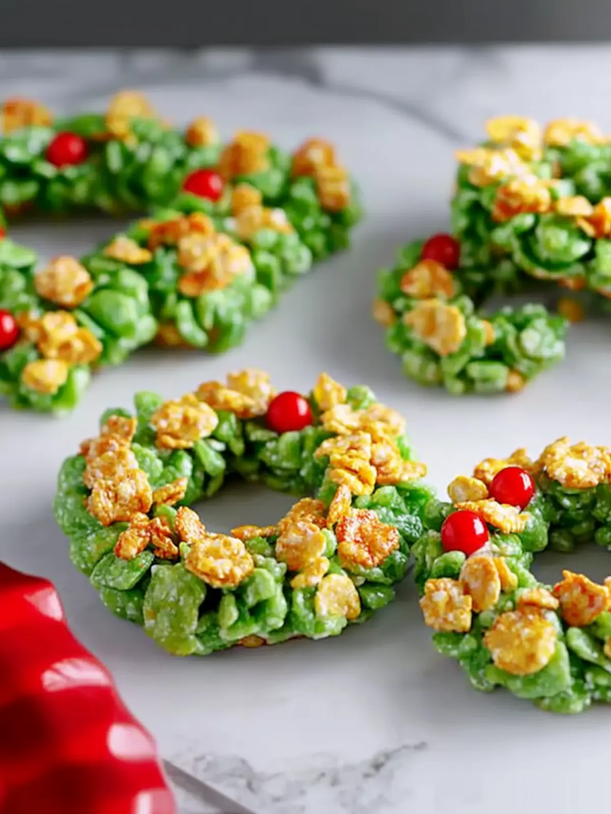 Delicious Christmas Cornflake Wreath Cookies for Festive Fun