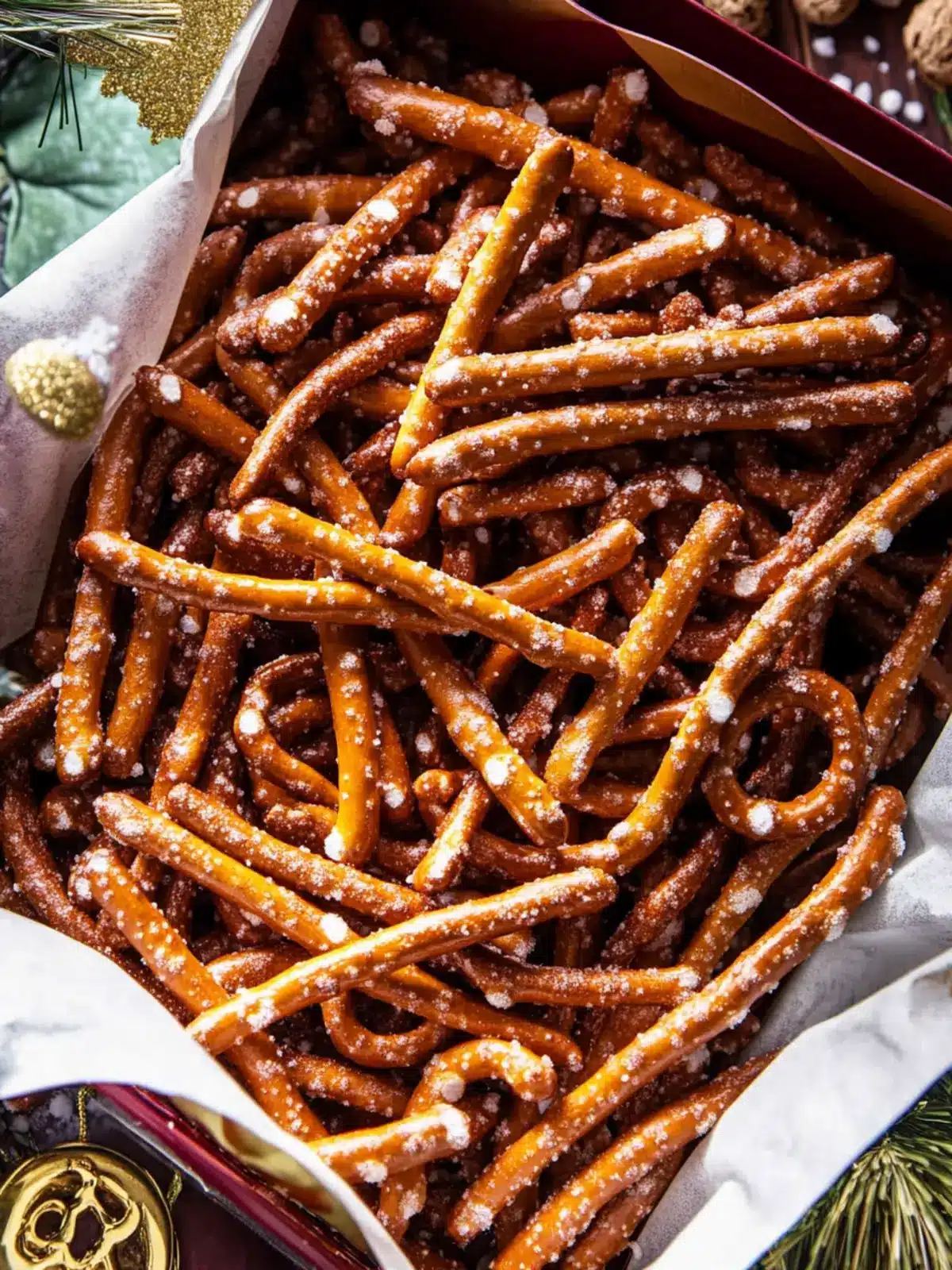 Irresistible Holiday Pretzel Mix for Cozy Celebrations