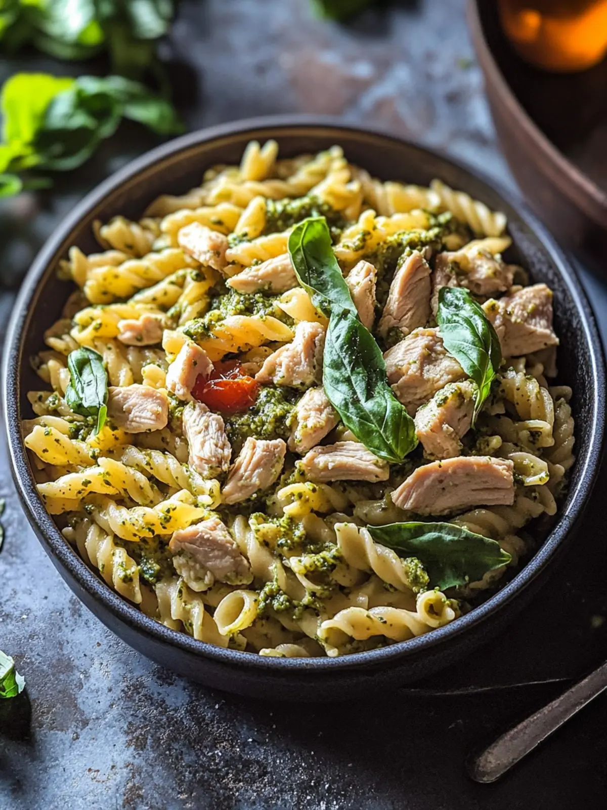 One Pot Chicken Caesar Pesto Pasta: Ultimate Comfort Food