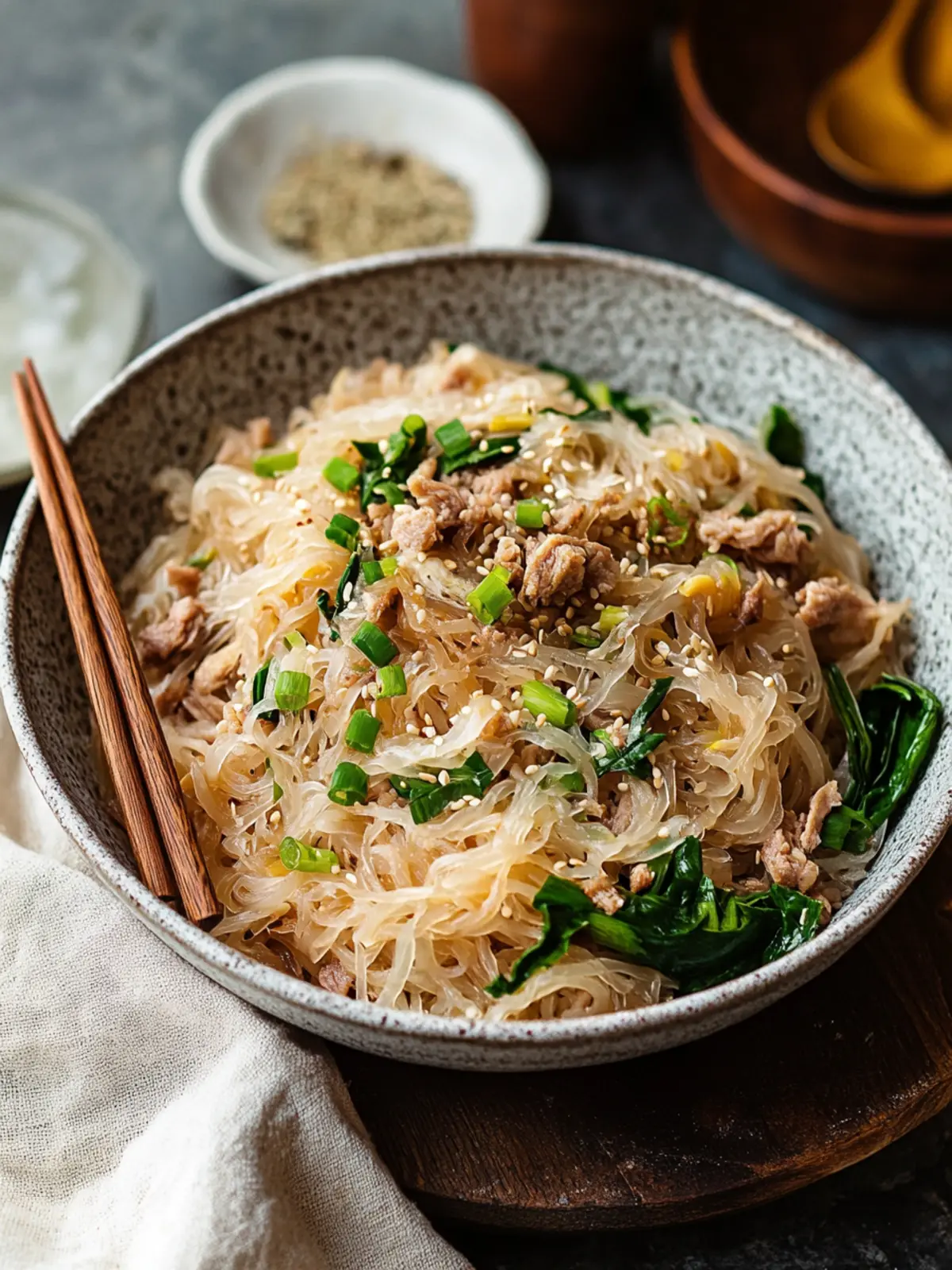 Ultimate Toisan Style Stir-fried Bean Thread Noodles: Delicious!