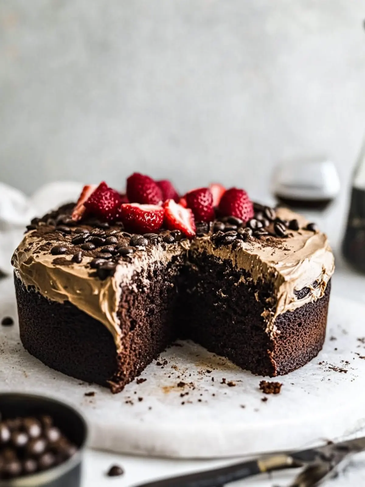 Irresistible One Bowl Chocolate Espresso Cake Recipe