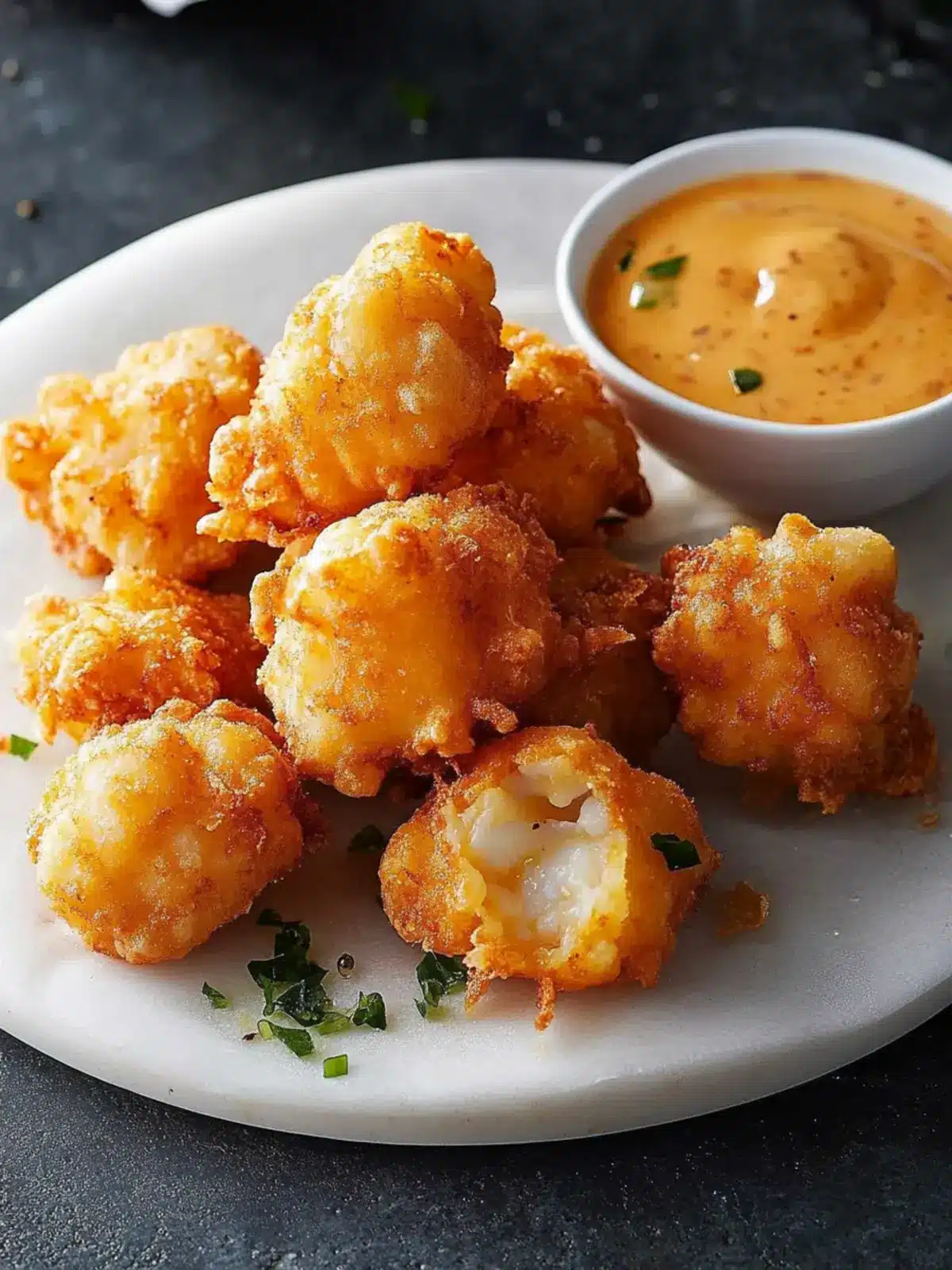 Irresistible Crawfish Beignets with Cajun Dipping Sauce