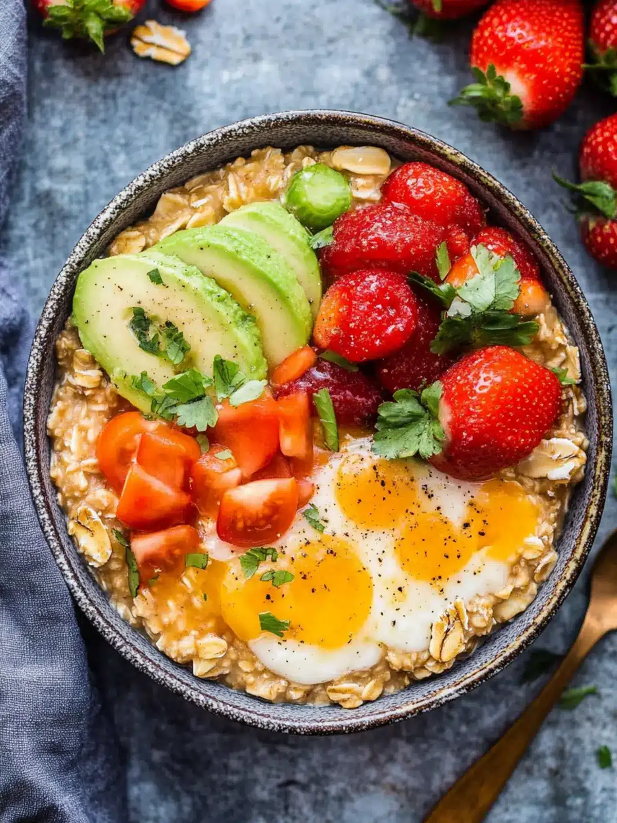 Ultimate Delicious Southwest Savory Oatmeal for Breakfast Bliss