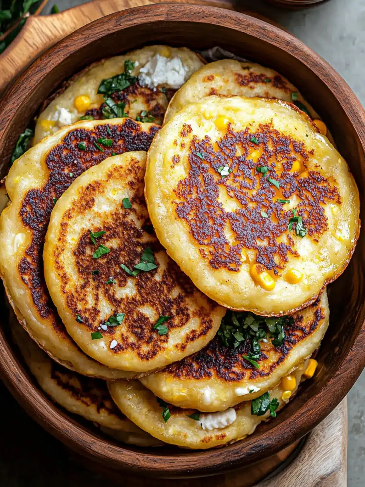 Delicious Venezuelan Sweet Corn Cachapas Recipe