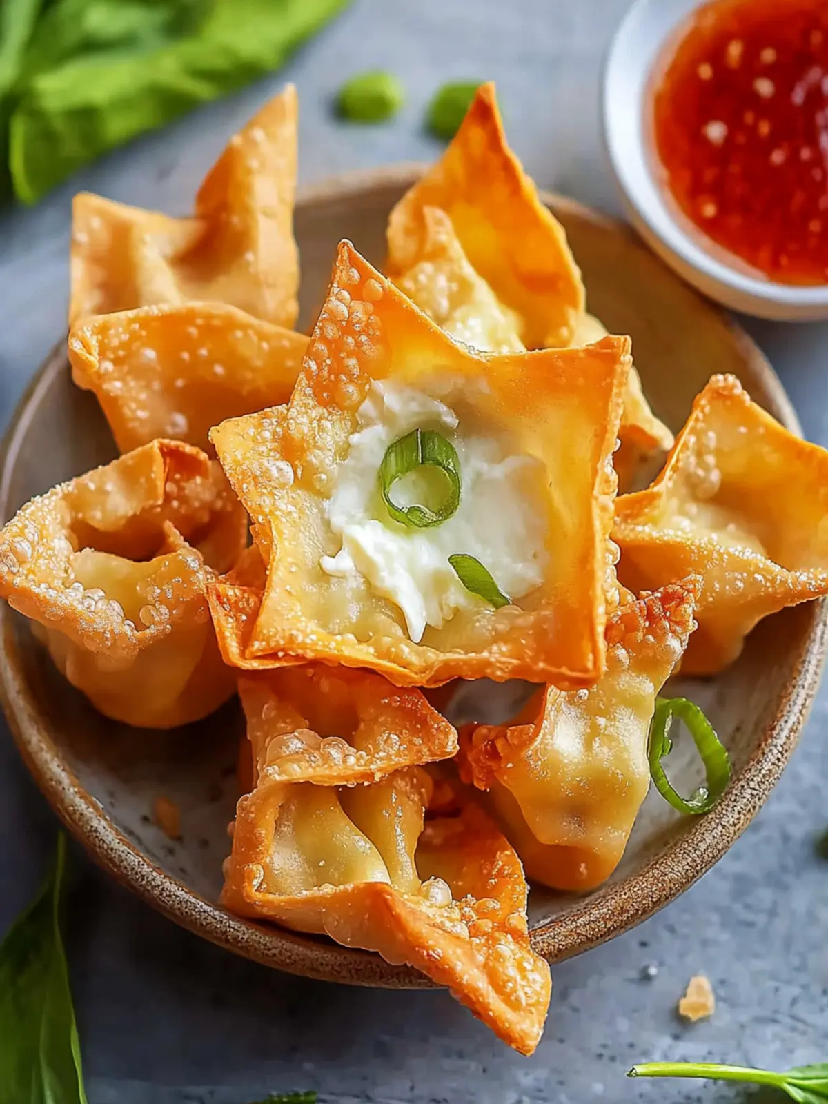 Crispy Cream Cheese Wontons: Easy Homemade Delight