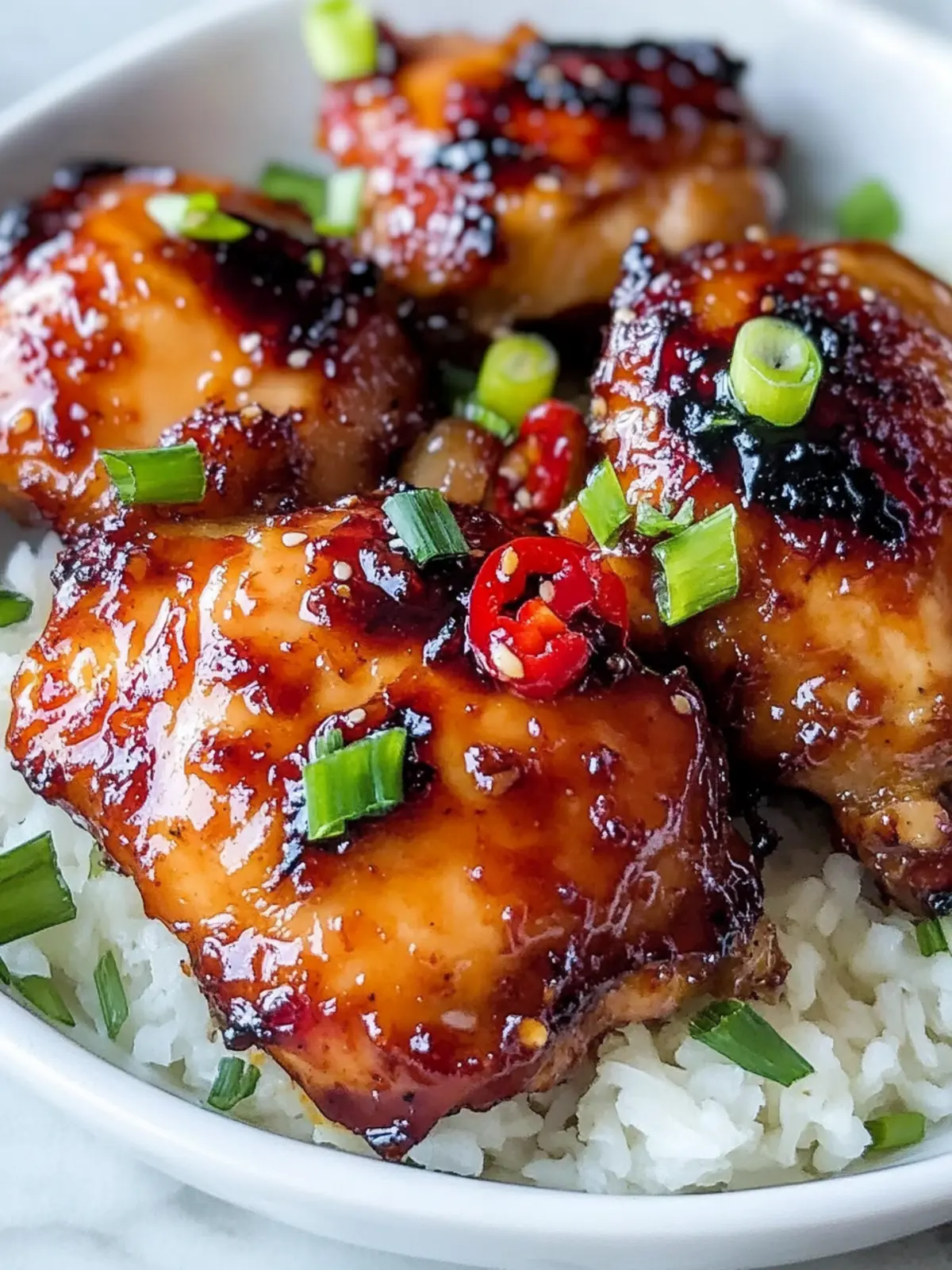 Irresistible Sticky Sweet Chili Chicken Thighs in 25 Minutes