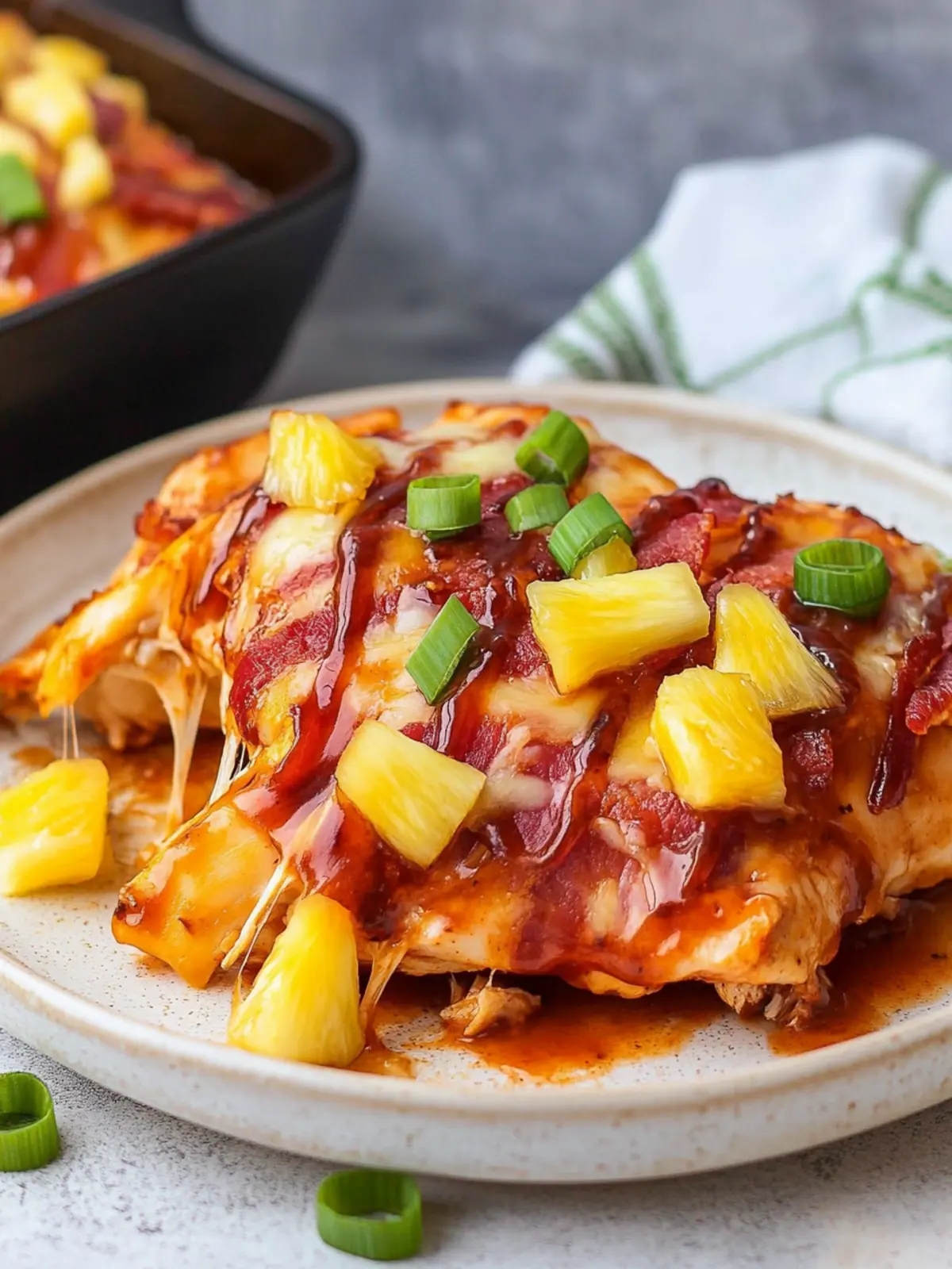 Ultimate High Protein Pineapple BBQ Chicken with Bacon Delight